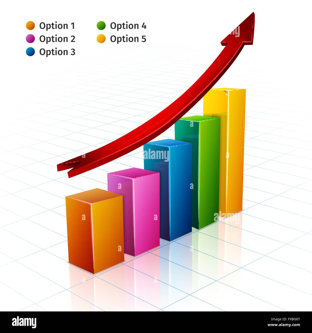 Business Graph 3d Stock Vector Image & Art - Alamy