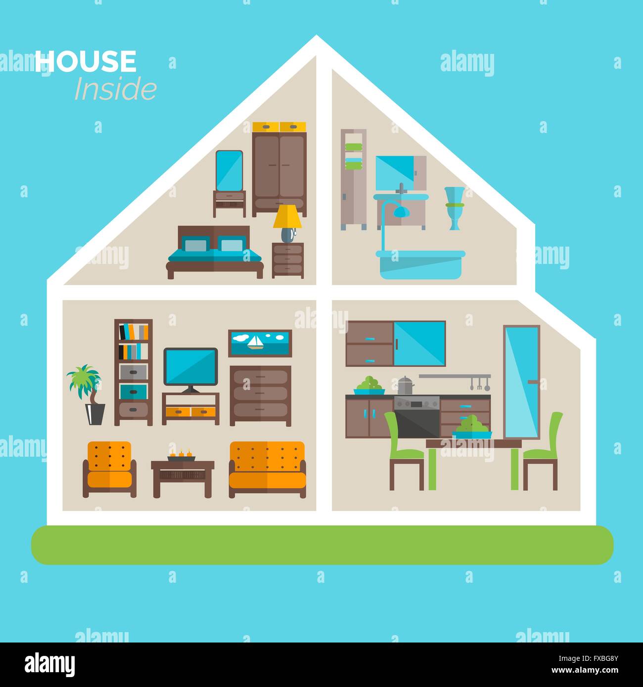Tv poster kitchen hi-res stock photography and images - Alamy