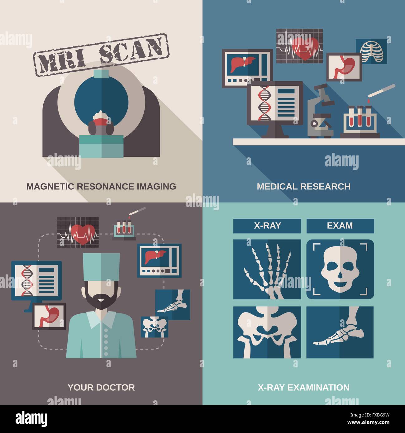 Imaging x ray Stock Vector Images - Alamy