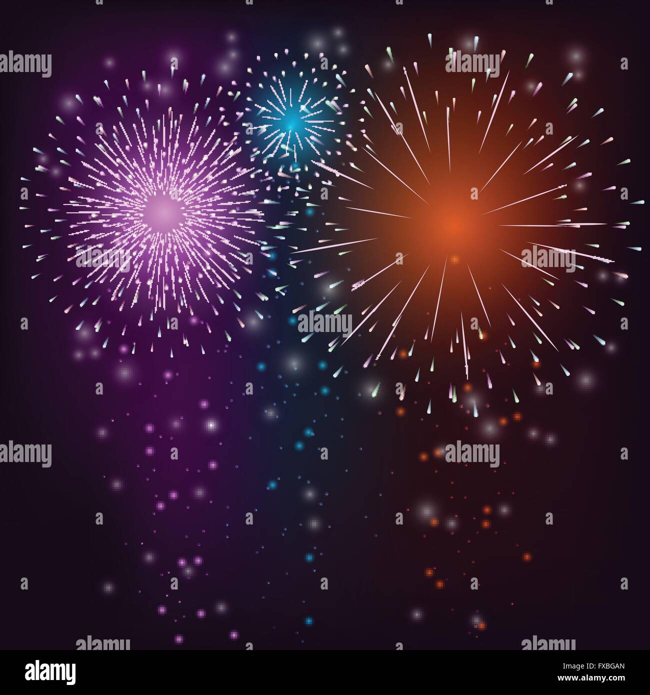 Celebration background firework rockets Stock Vector Images - Alamy