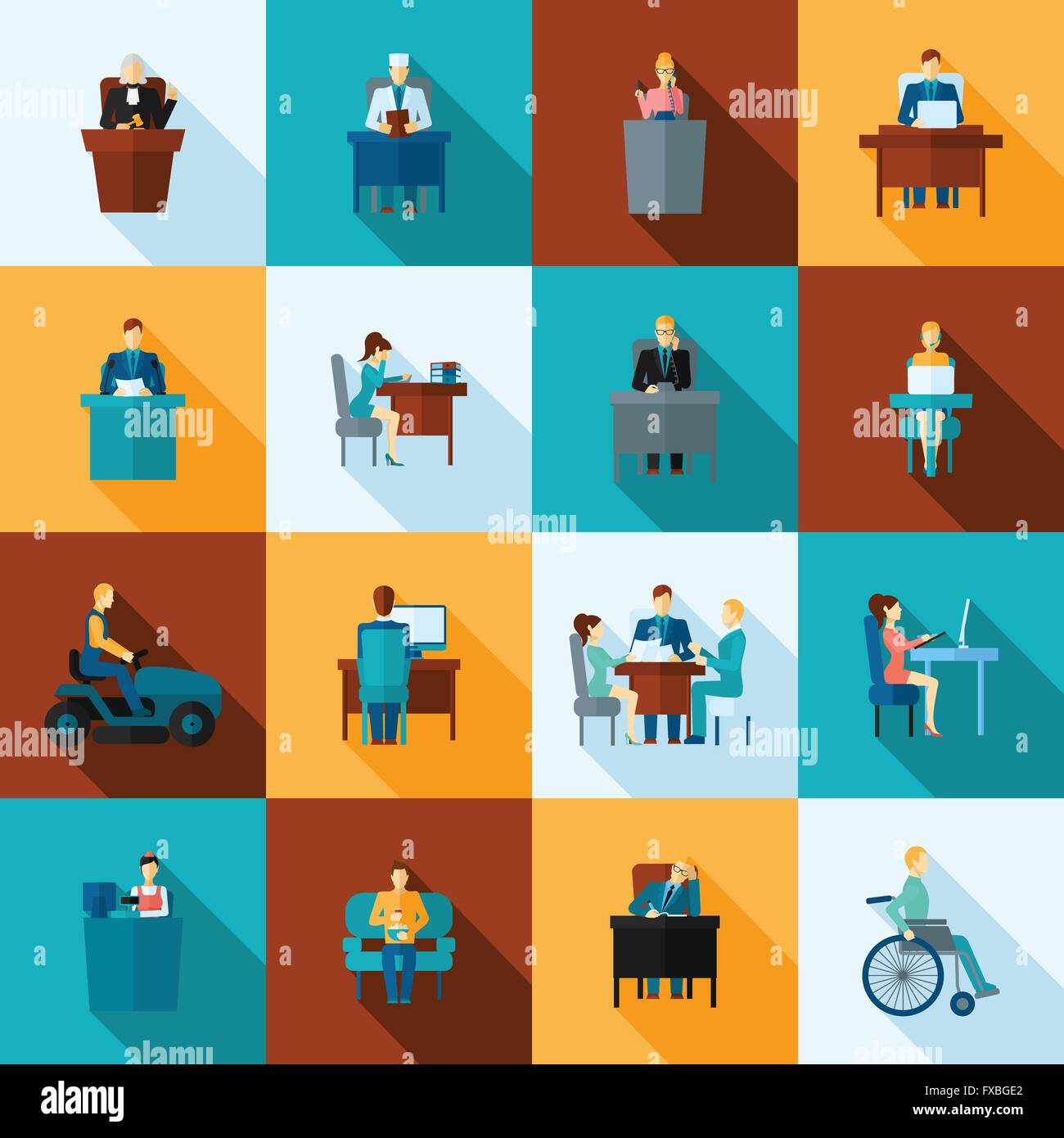 Sedentary Icon Flat Stock Vector Image & Art - Alamy