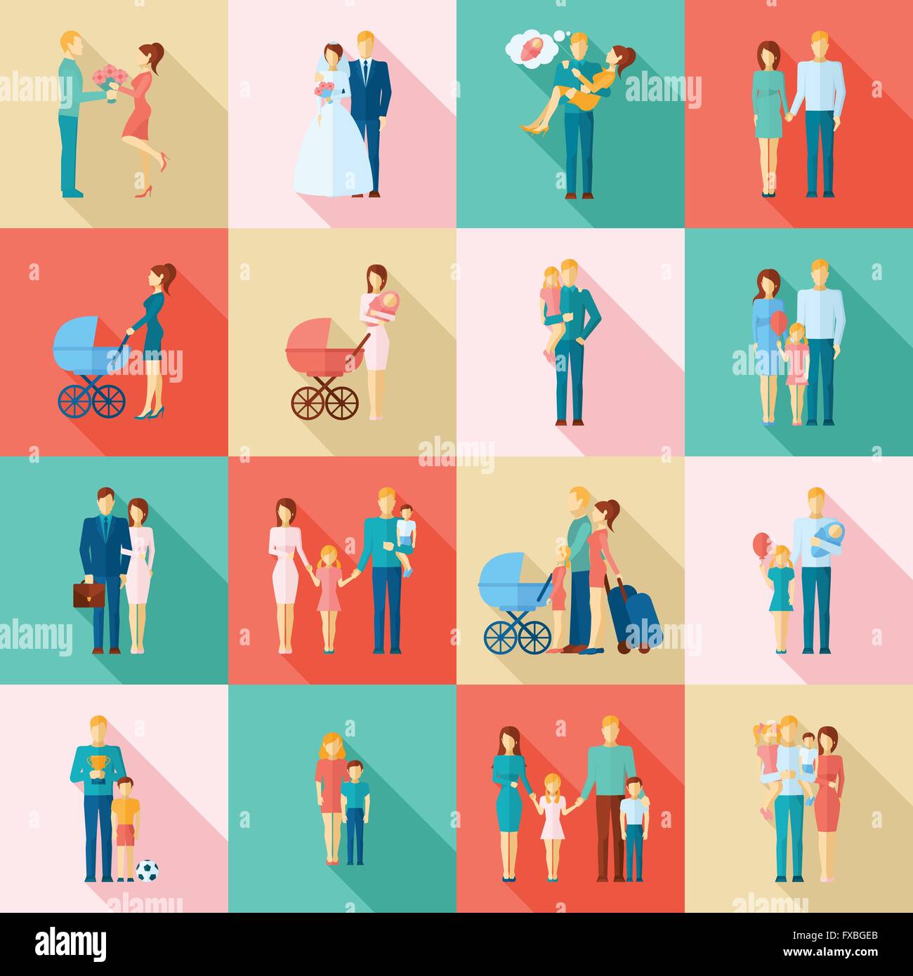 Human relationships infant Stock Vector Images - Alamy