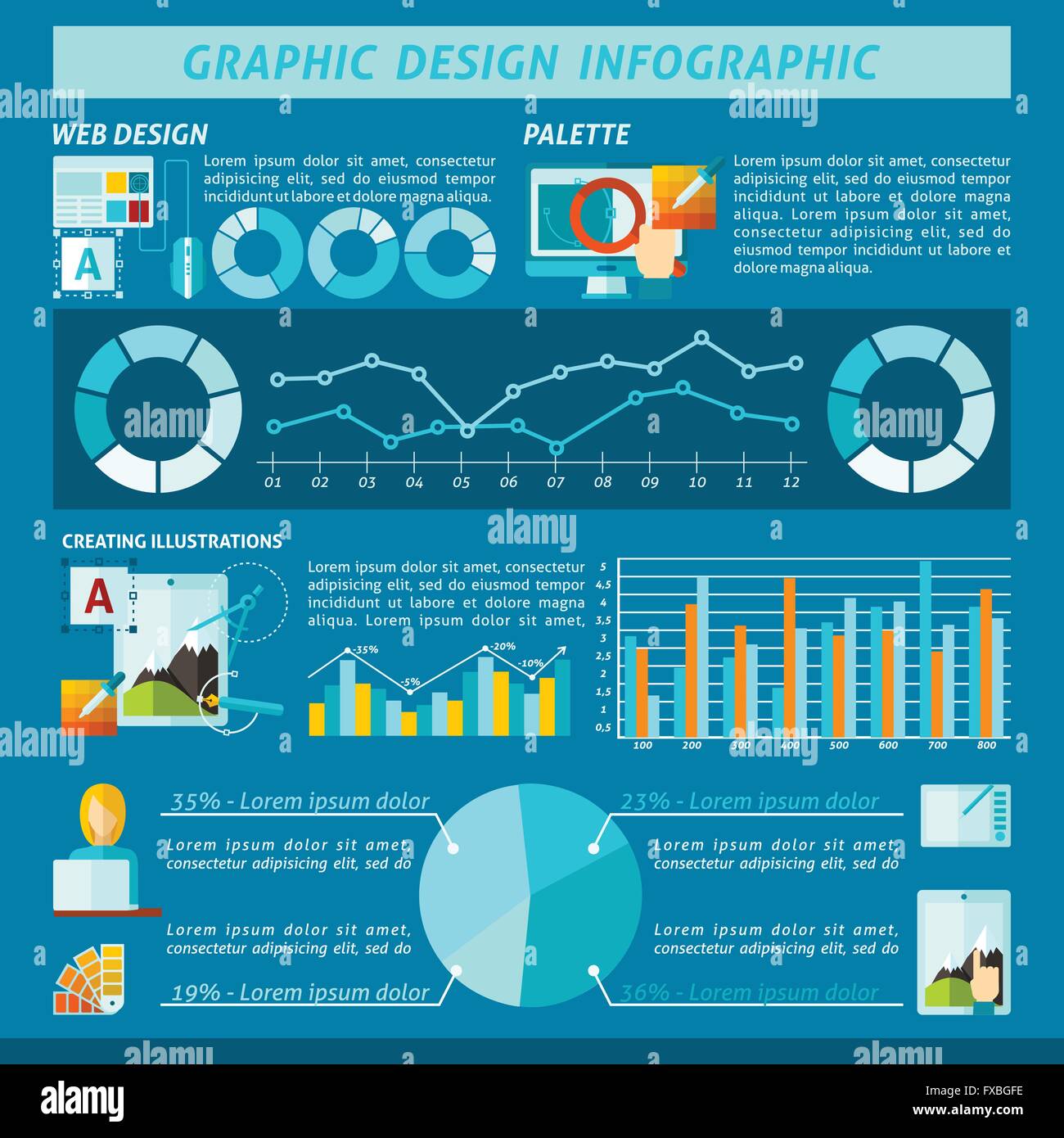 Graphic Design Infographics Stock Vector Image & Art - Alamy