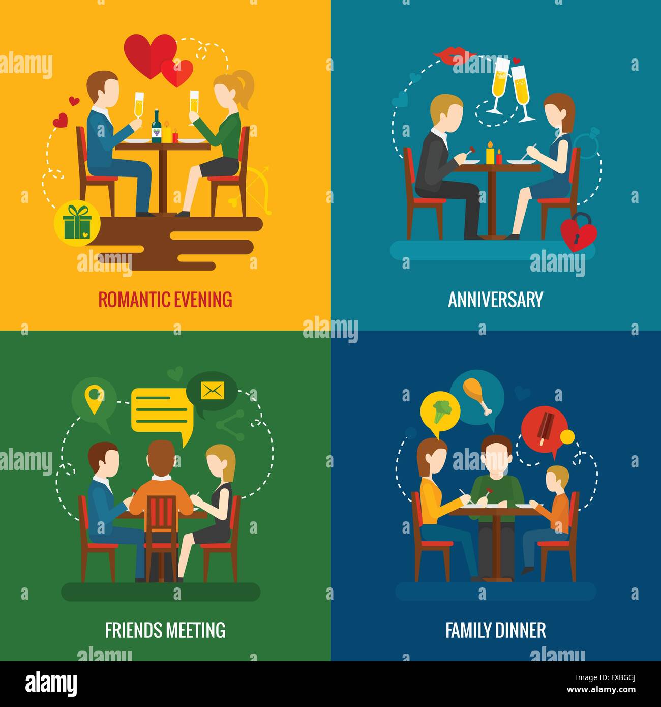 Restaurant chair isolated Stock Vector Images - Alamy