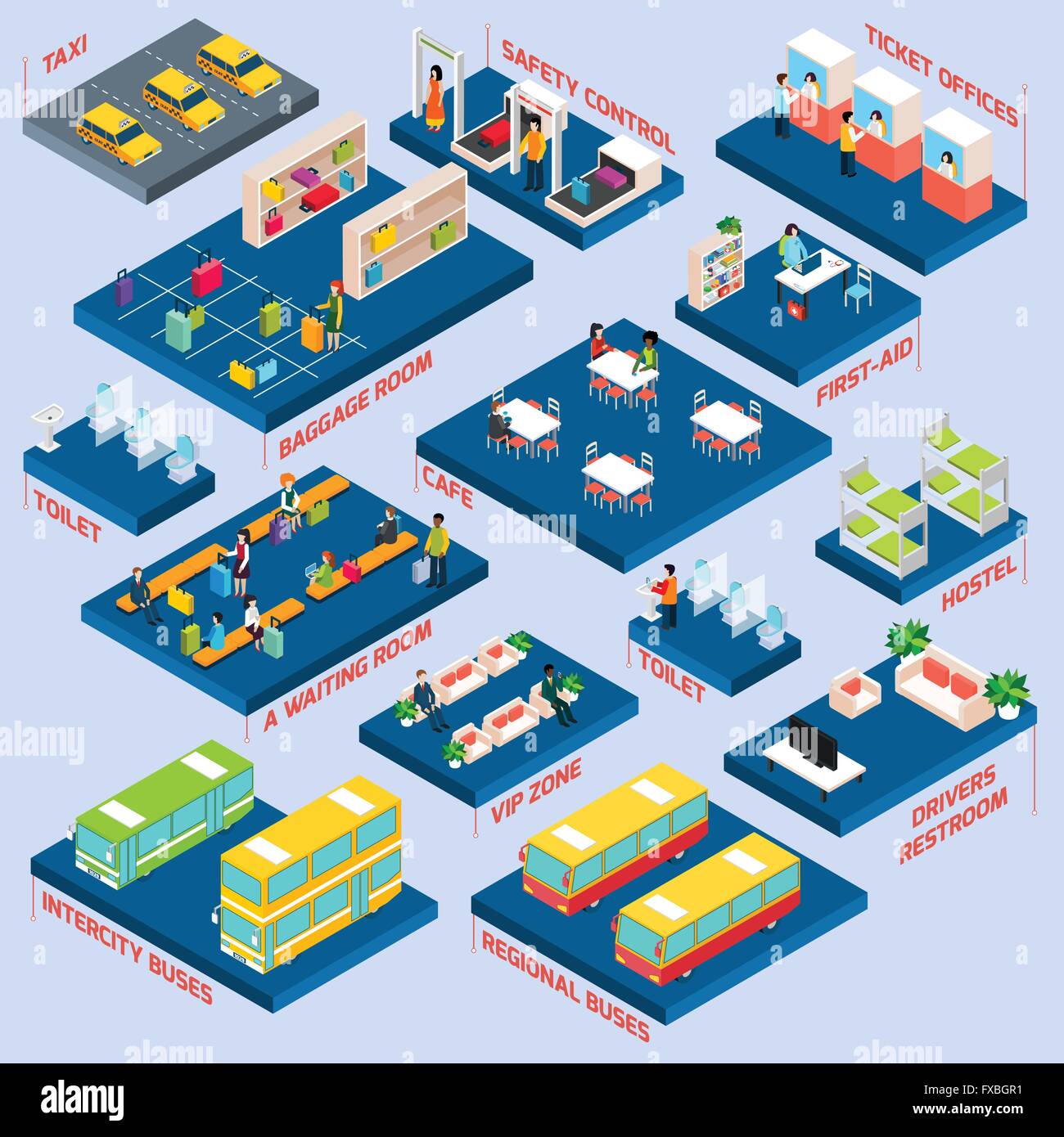 Transit control room Stock Vector Images - Alamy
