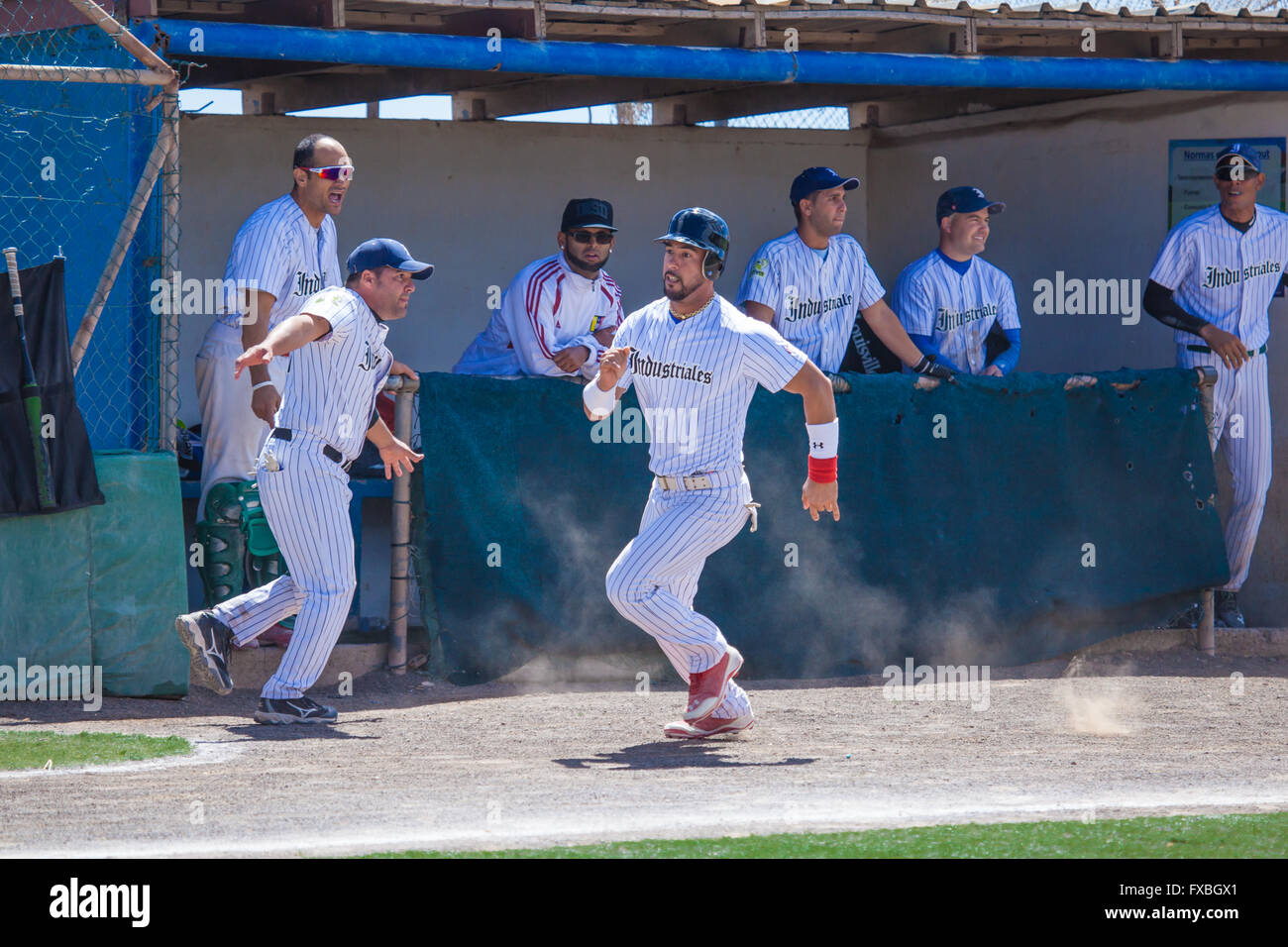 male versus male softball match Stock Photo - Alamy
