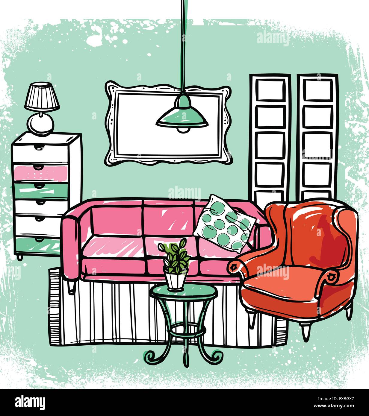 Drafting table art Stock Vector Images - Alamy