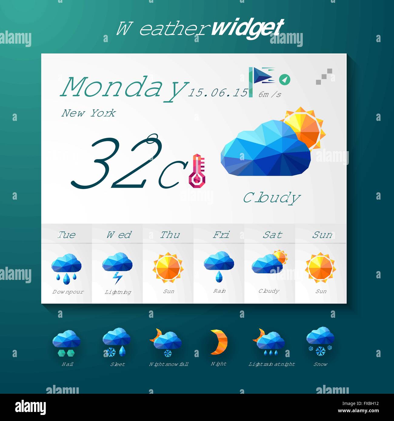 Outdoor temperature display Stock Vector Images - Alamy