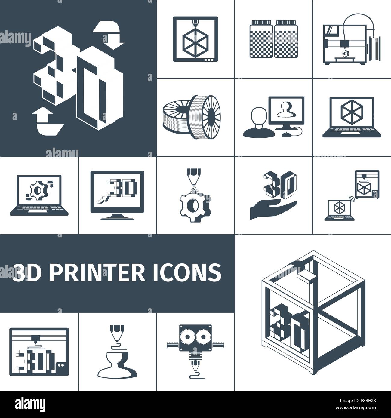 Printer coil Stock Vector Images - Alamy