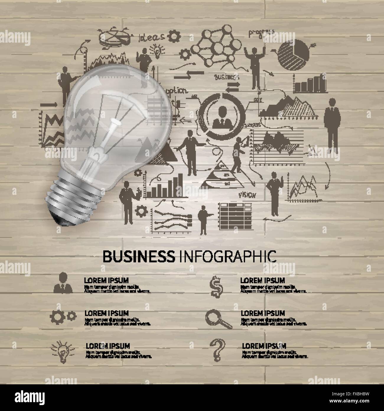 Sketch Business Infographics Stock Vector Image & Art - Alamy