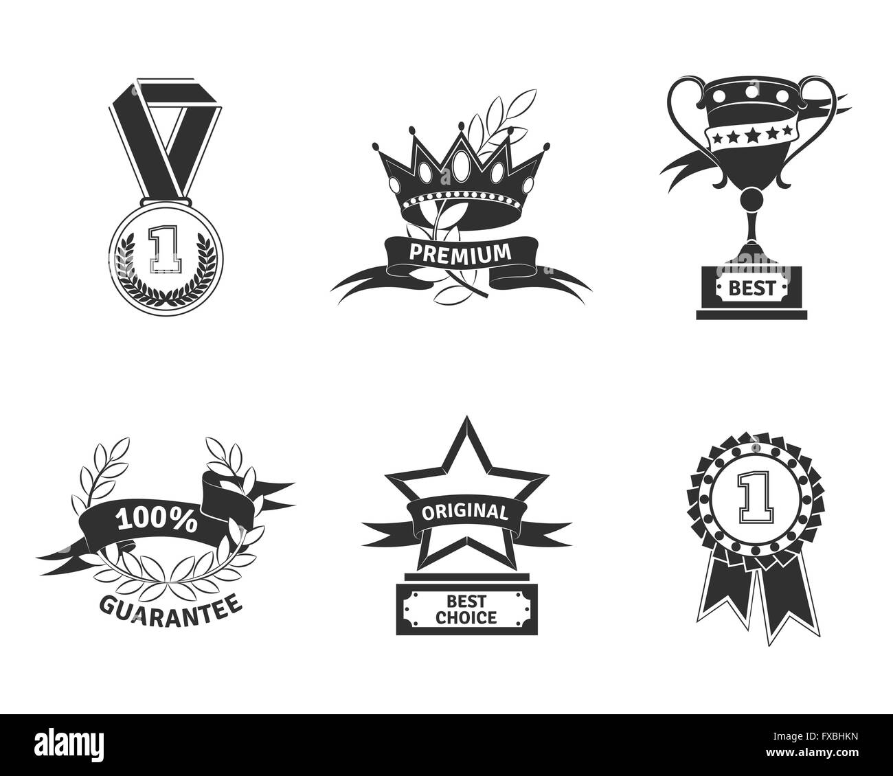 Trophy and prize emblem Stock Vector Image & Art - Alamy