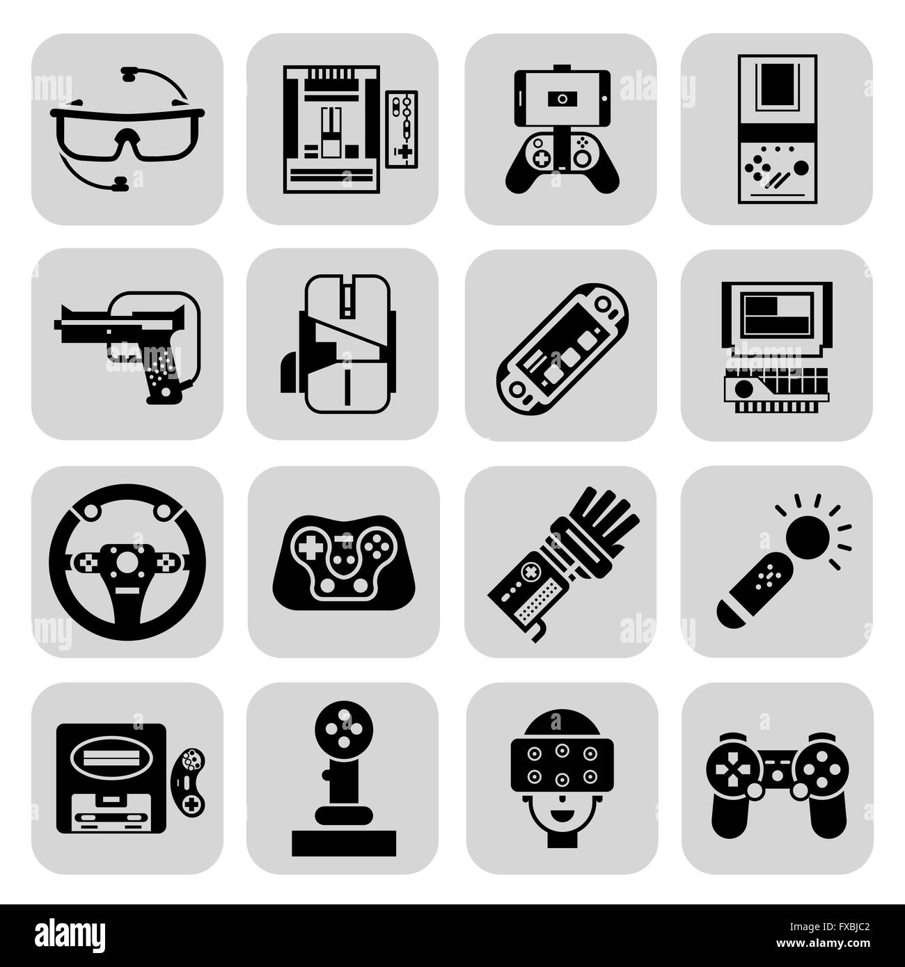 User interface gaming console Cut Out Stock Images & Pictures - Alamy