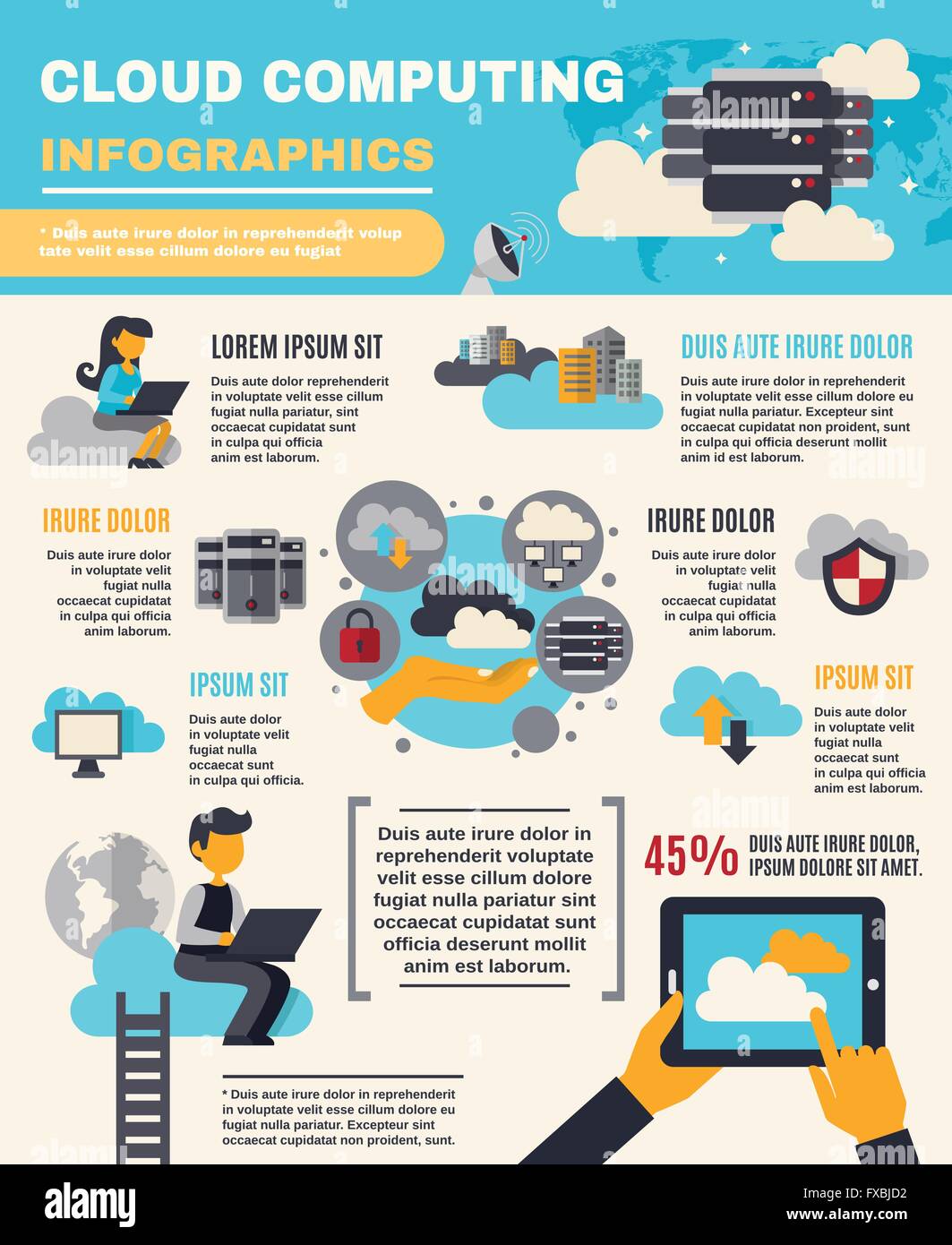 Infographics elements laptop monitor hi-res stock photography and ...