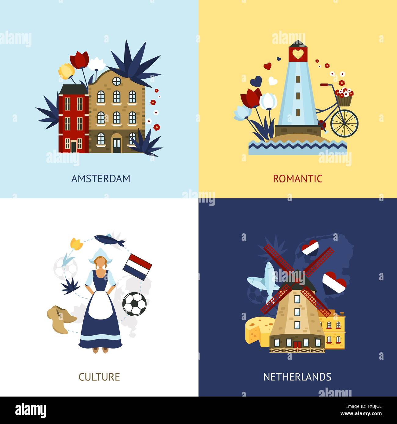 Dutch design elements Stock Vector Images - Alamy