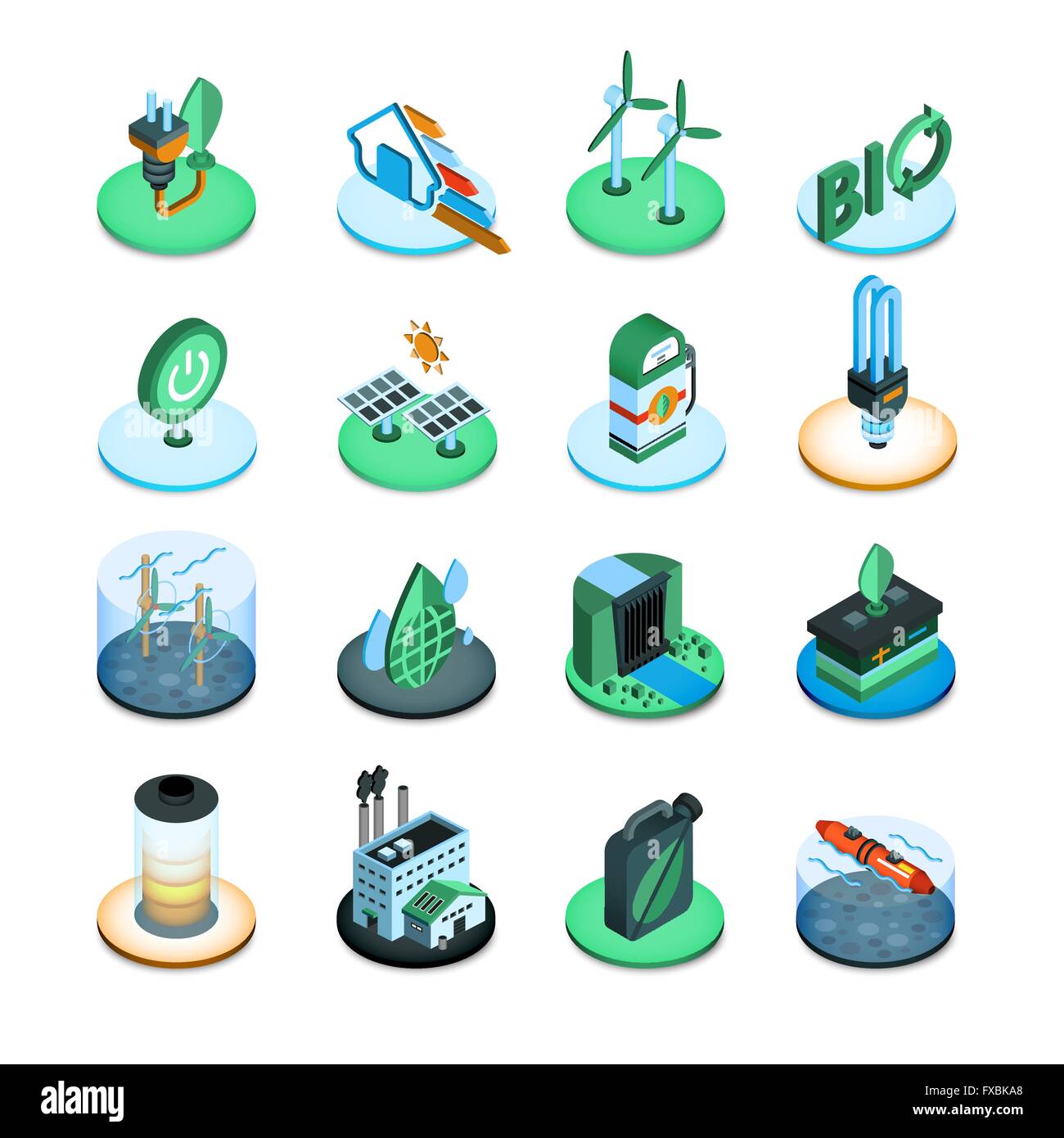 Global energy concept 3d Stock Vector Images - Alamy