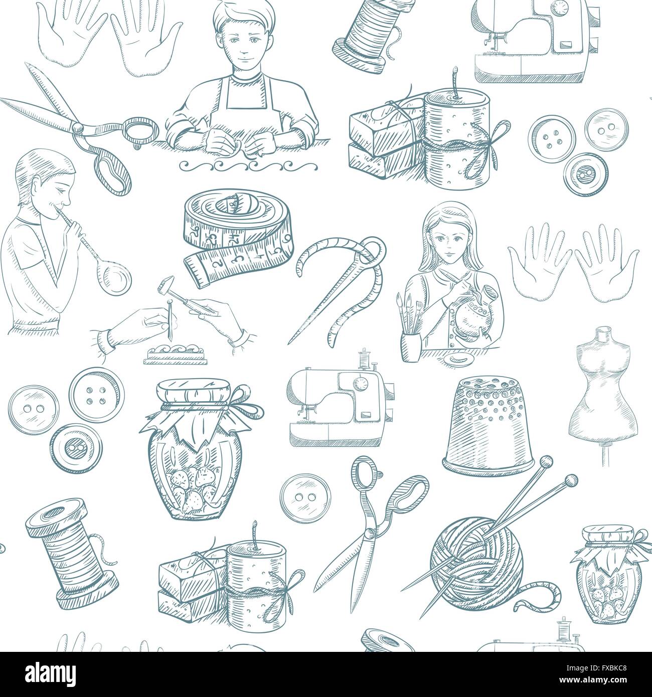 Dressmaking paper pattern Stock Vector Images - Alamy