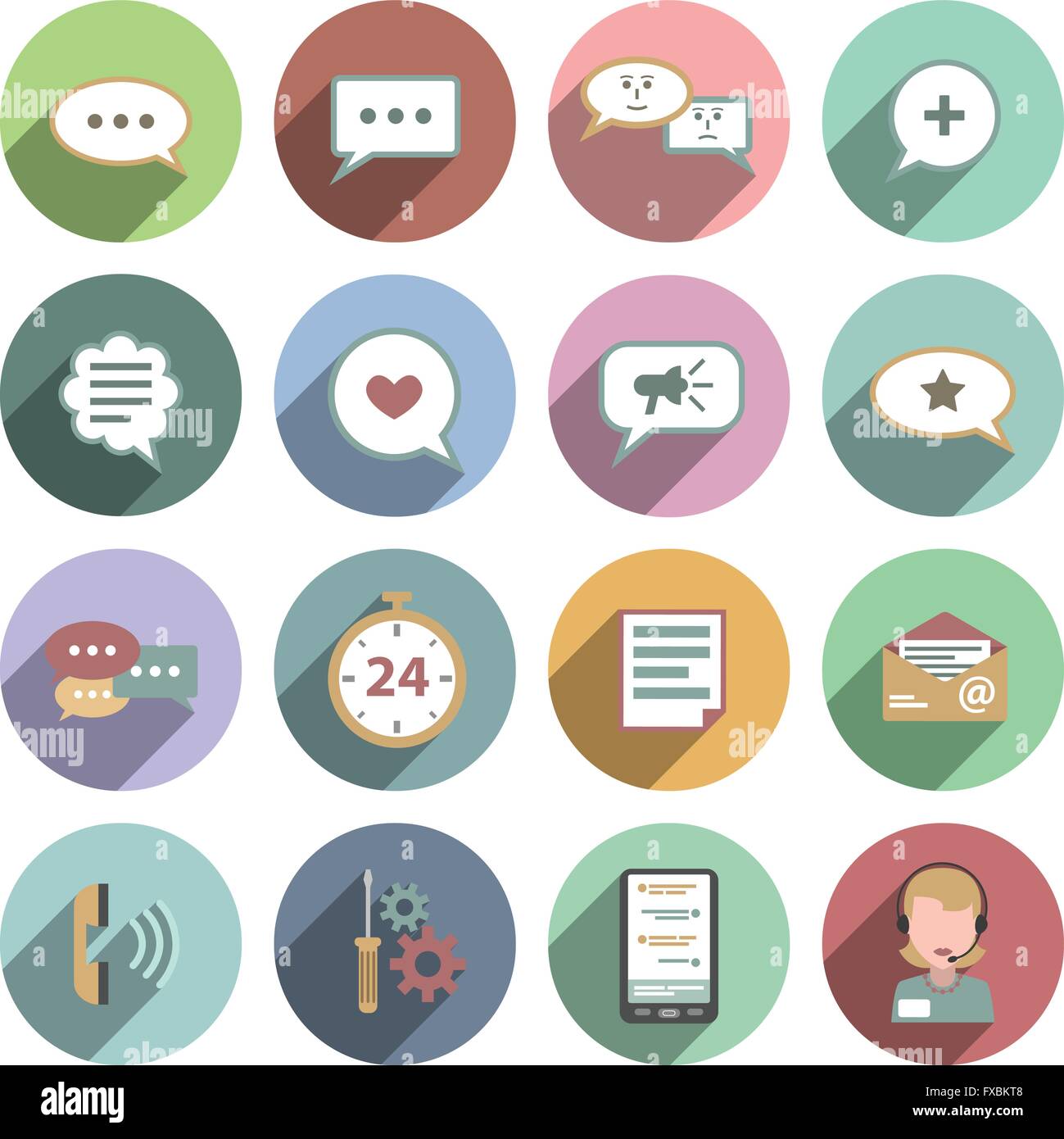 Internet chat application Stock Vector Images - Alamy