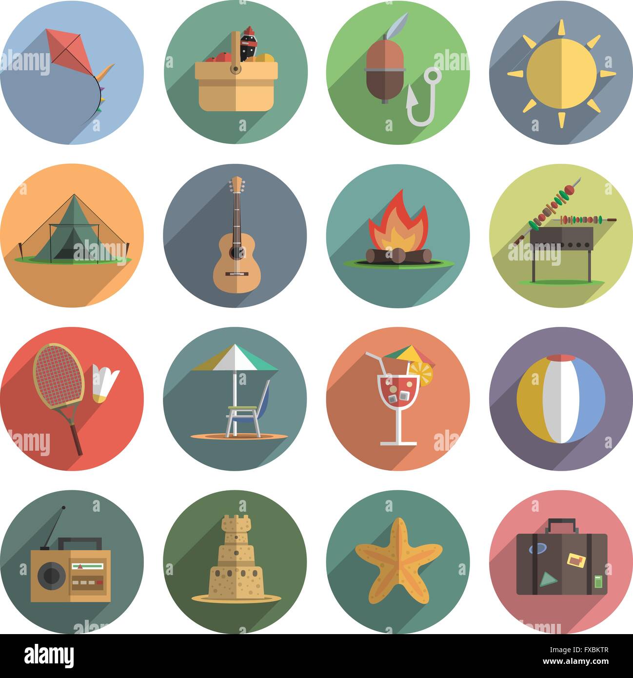 Summer beach app phone Stock Vector Images - Alamy