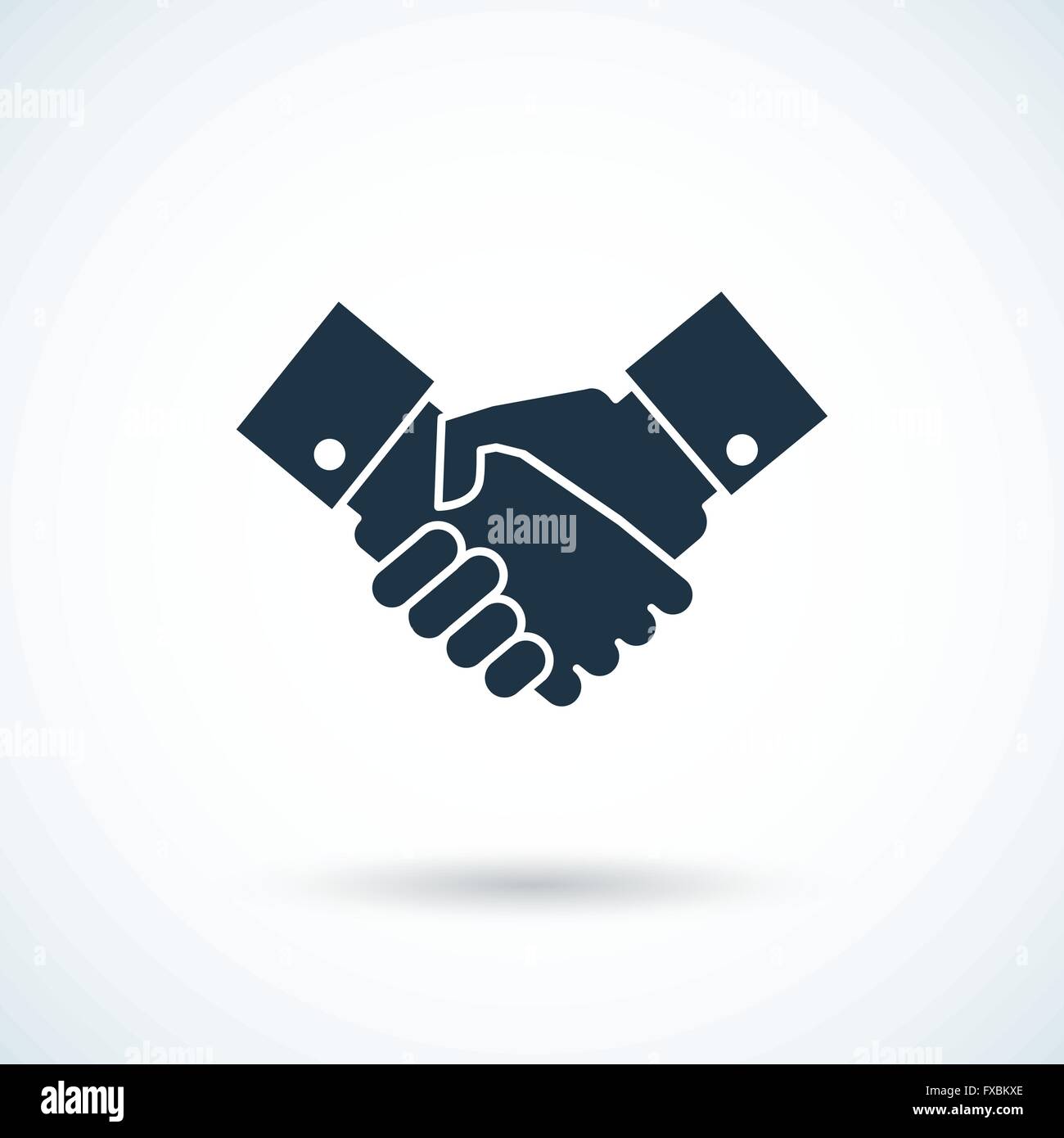 Handshake shadow icon Stock Vector Image & Art - Alamy