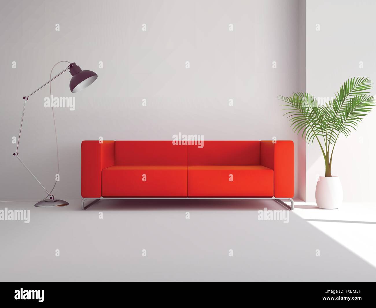 Red brick wall tree Stock Vector Images - Alamy