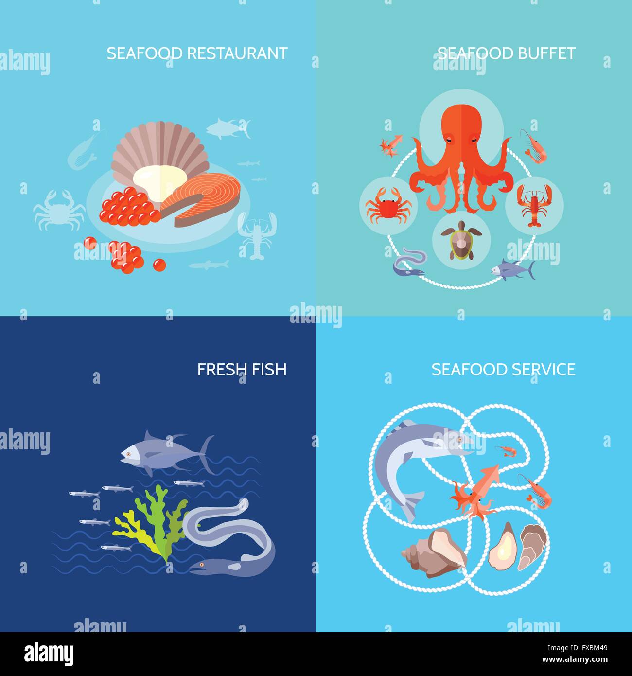 Food can eat buffet Stock Vector Images - Alamy