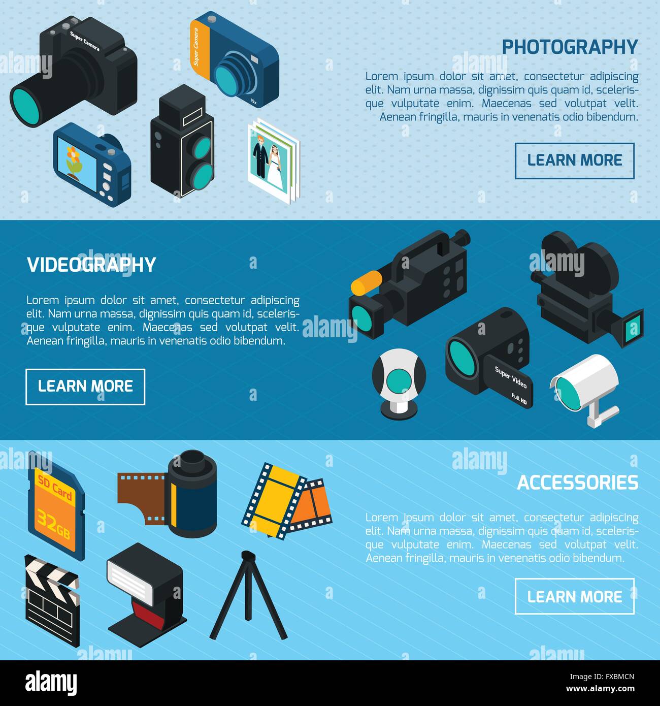 Photo And Video Banners Stock Vector Image & Art - Alamy