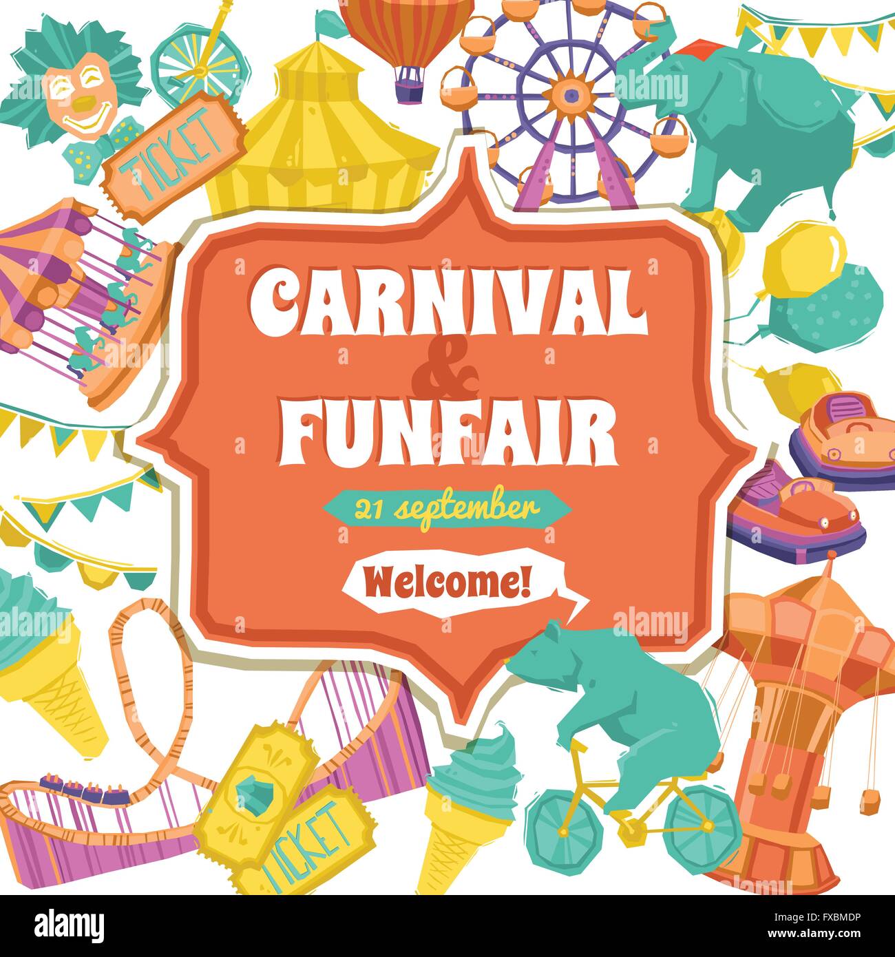 Carnival poster hi-res stock photography and images - Alamy