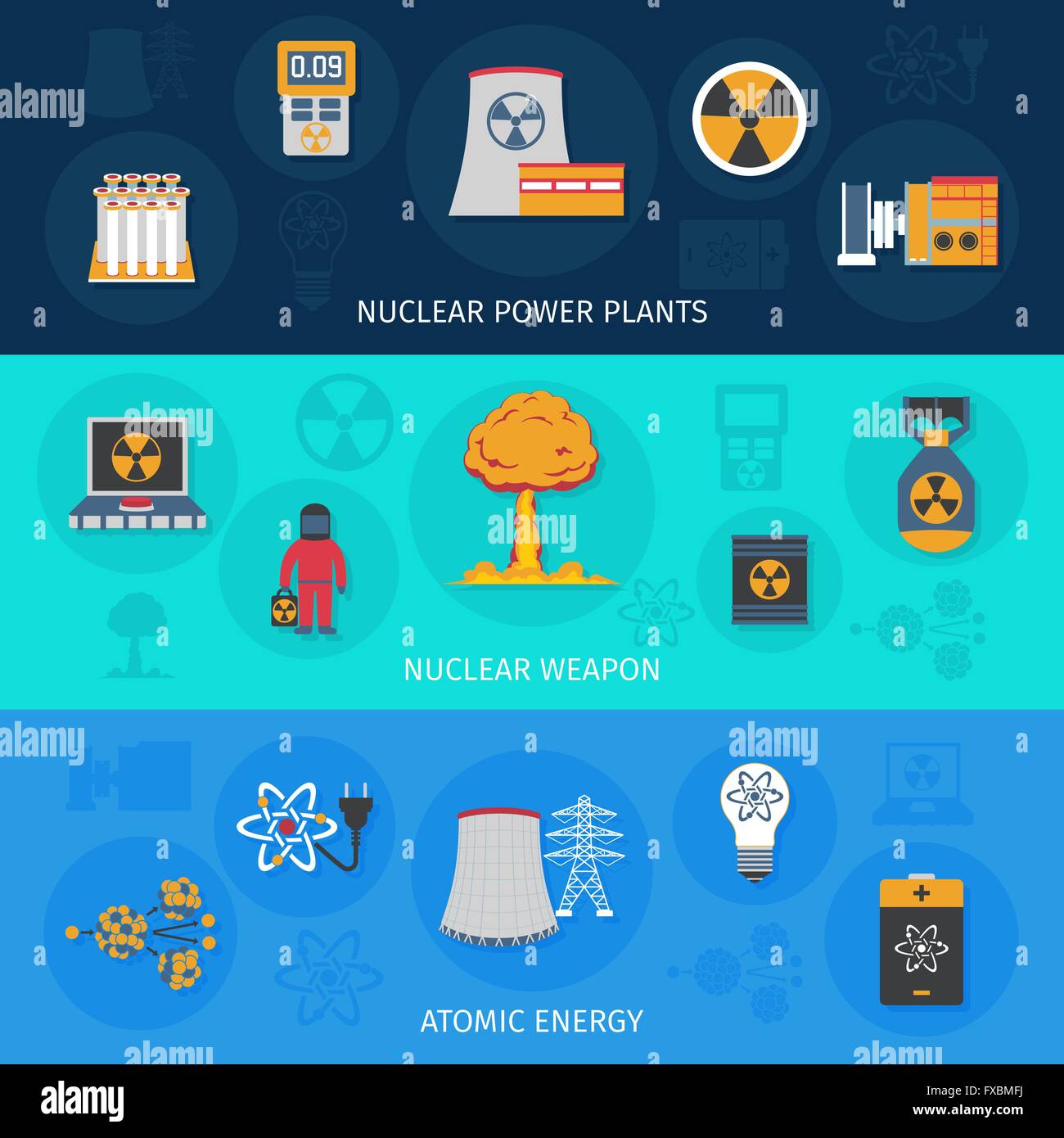 Nuclear reactor model Stock Vector Images - Alamy