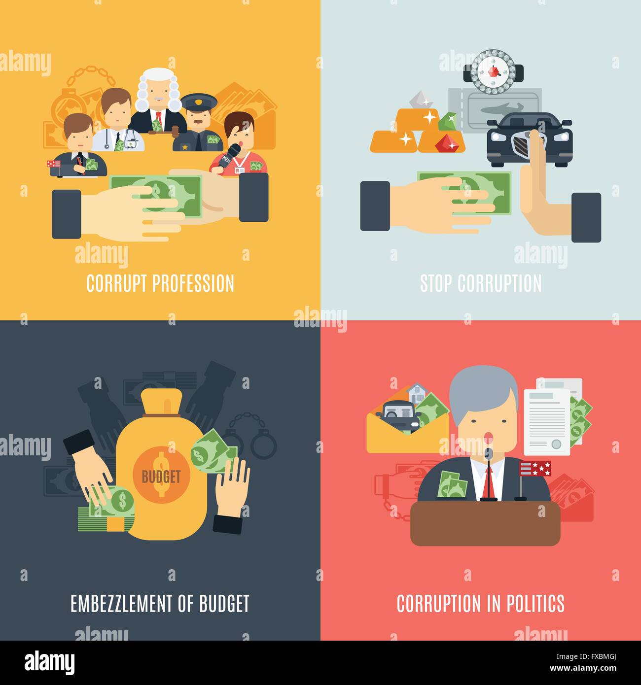 Corrupt ceo Stock Vector Images - Alamy