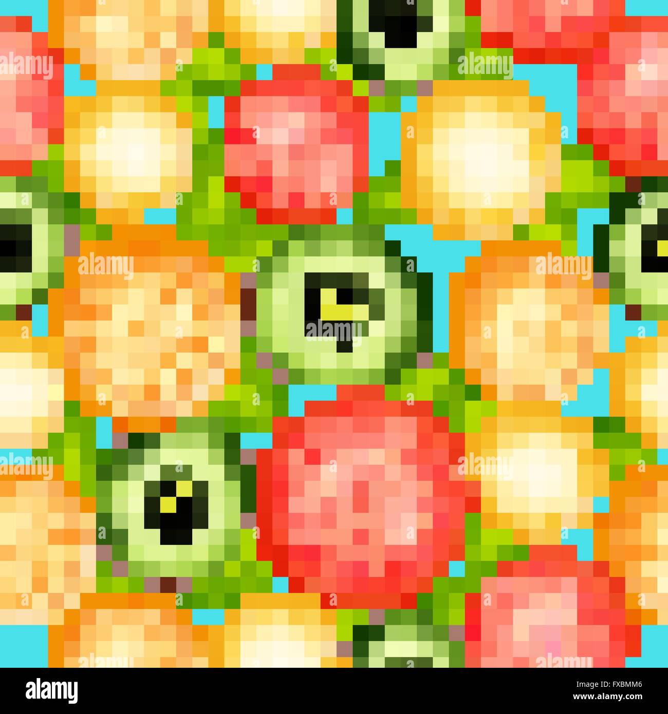 Fruit Seamless Pattern Stock Vector Image & Art - Alamy