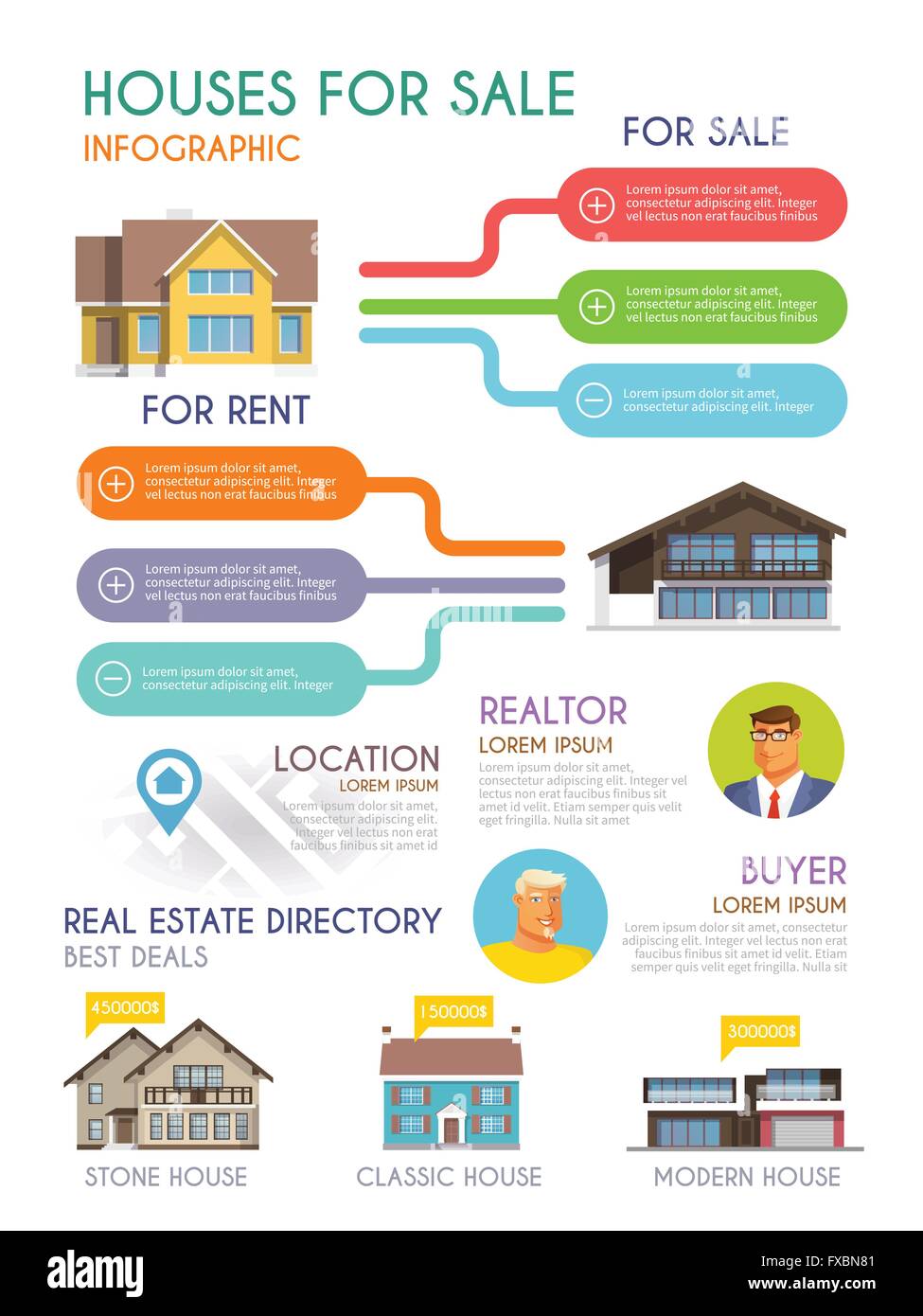 House Sale Infographics Stock Vector Image & Art - Alamy