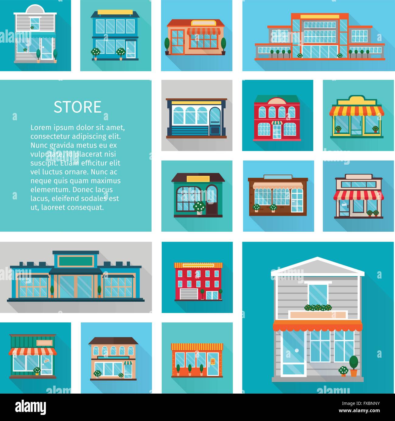 Big stores Stock Vector Images - Alamy
