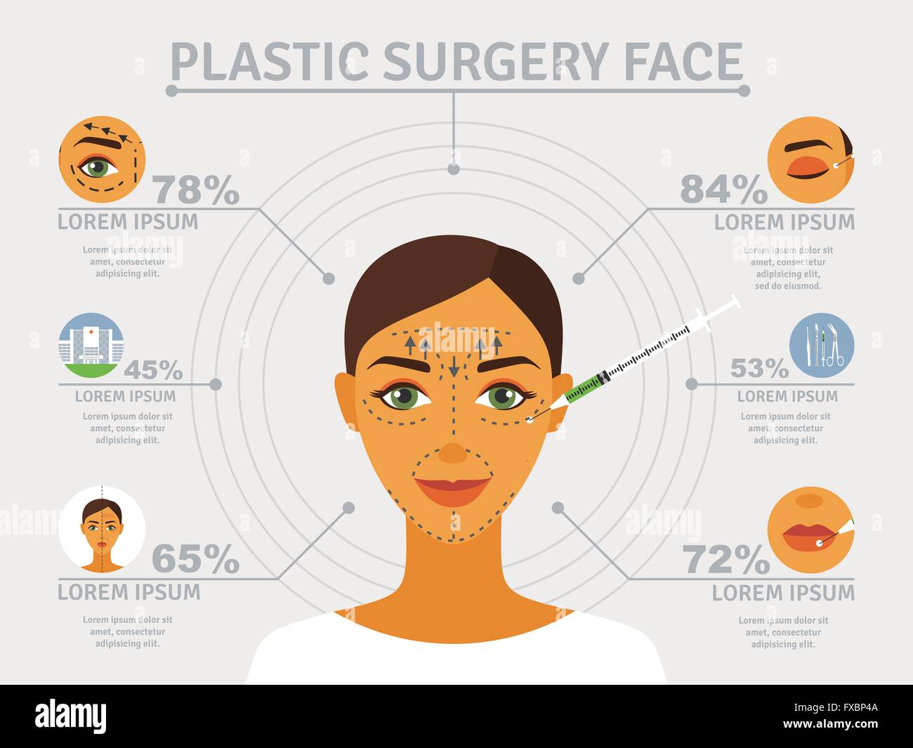Face Reconstruction Stock Vector Images Alamy
