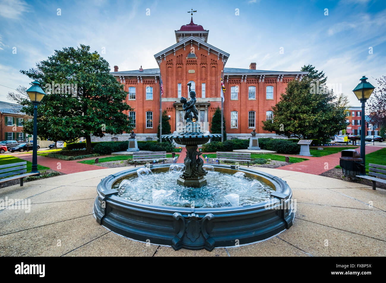 Maryland fountain hi-res stock photography and images - Alamy