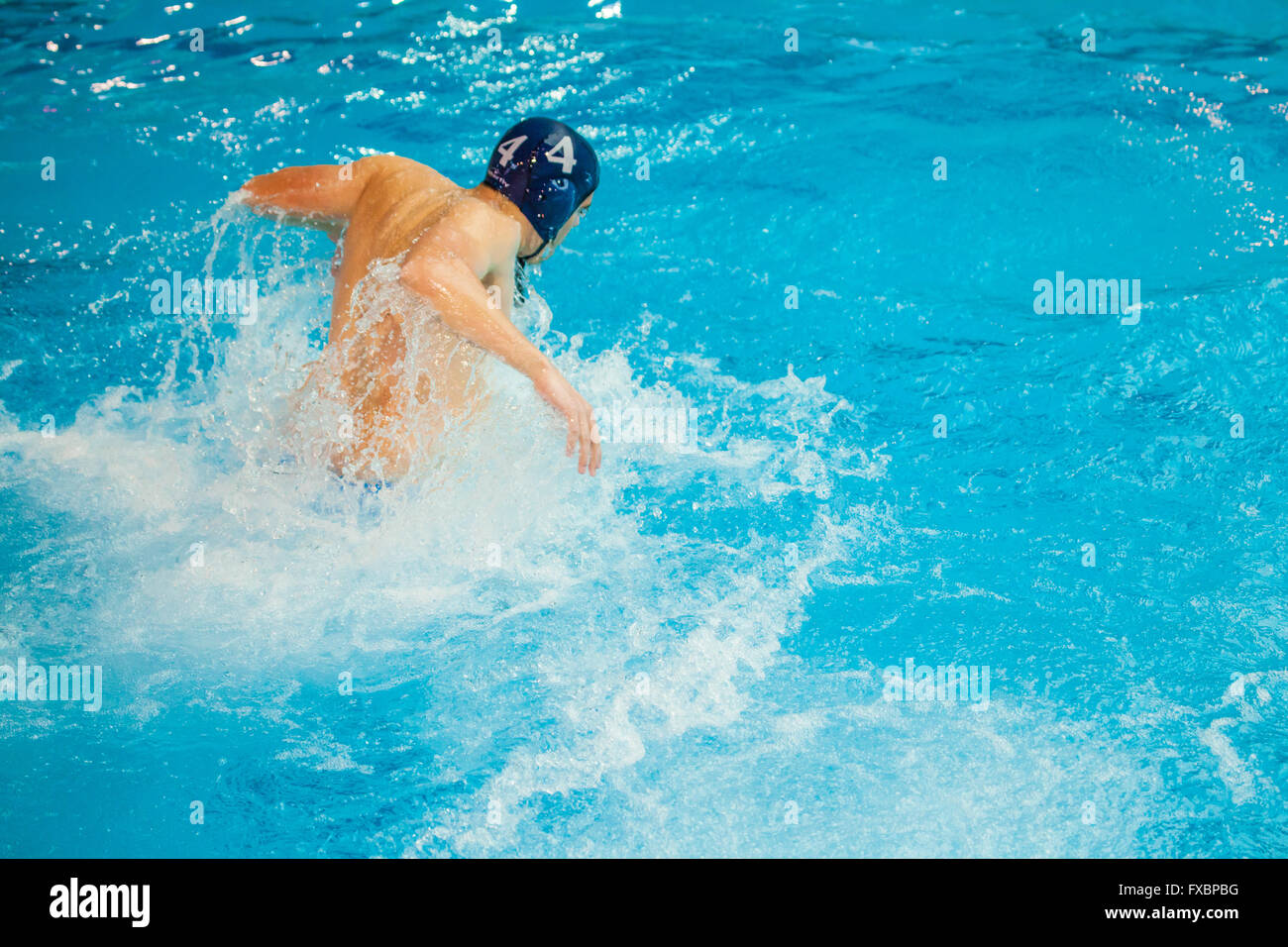 male water polo match Stock Photo - Alamy