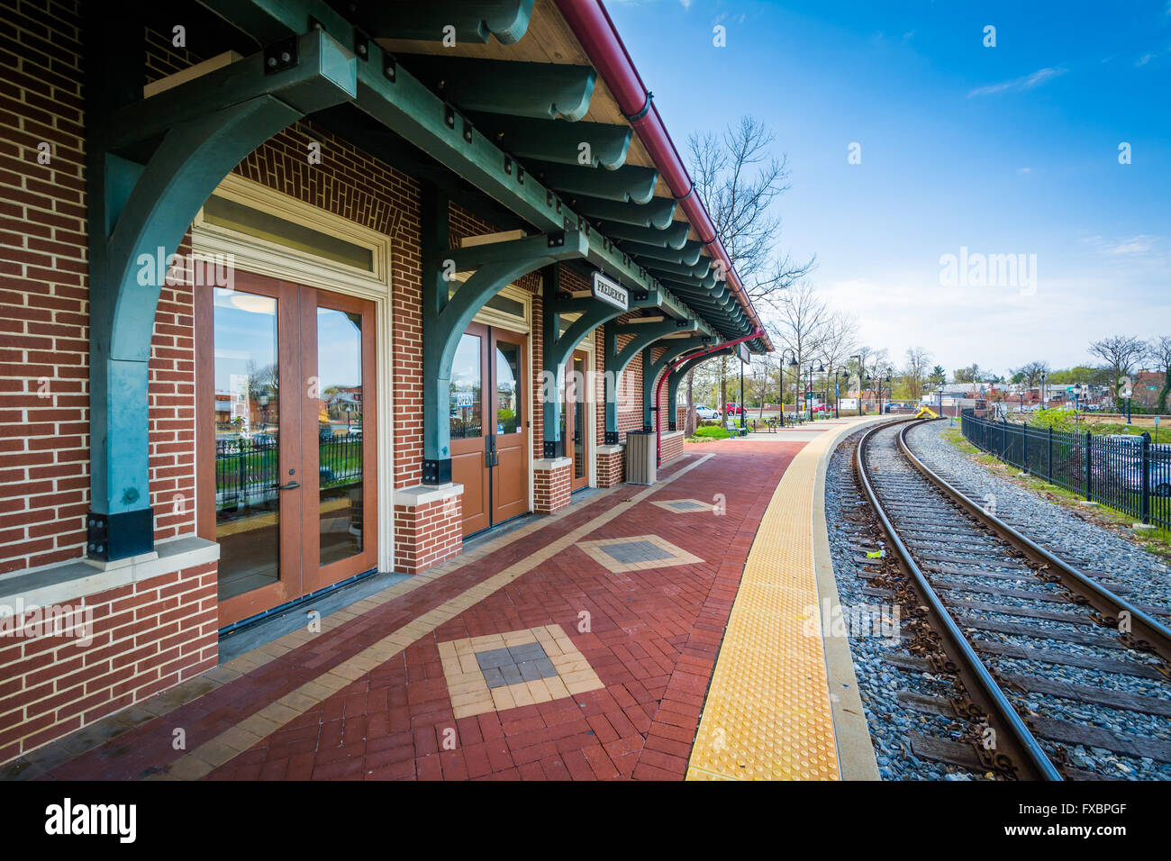 The train station in Frederick, Maryland Stock Photo - Alamy