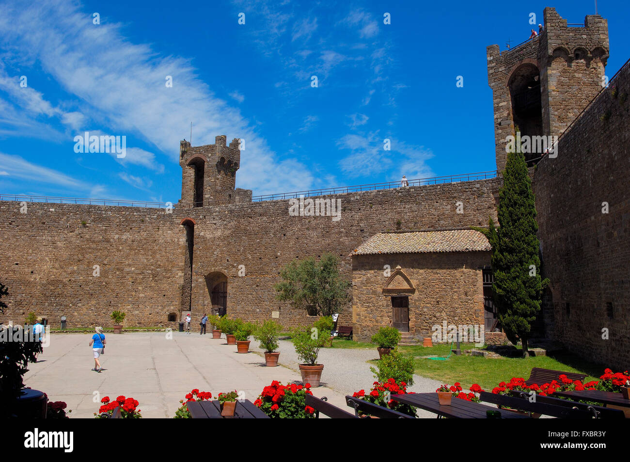 Montalcino, Castle, Val d'Orcia, Orcia Valley, UNESCO World Heritage ...