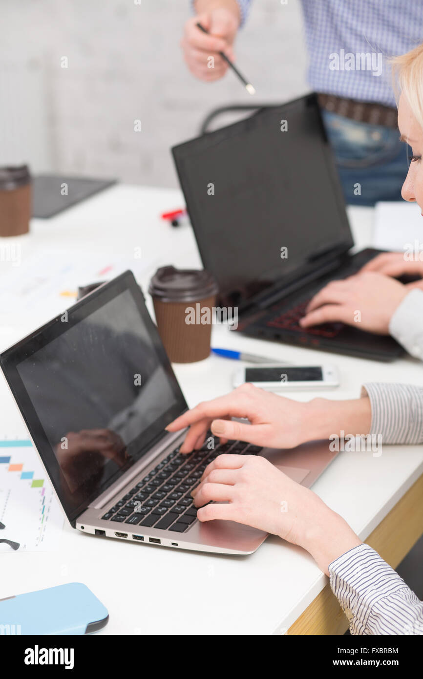 Coworking in office hi-res stock photography and images - Alamy