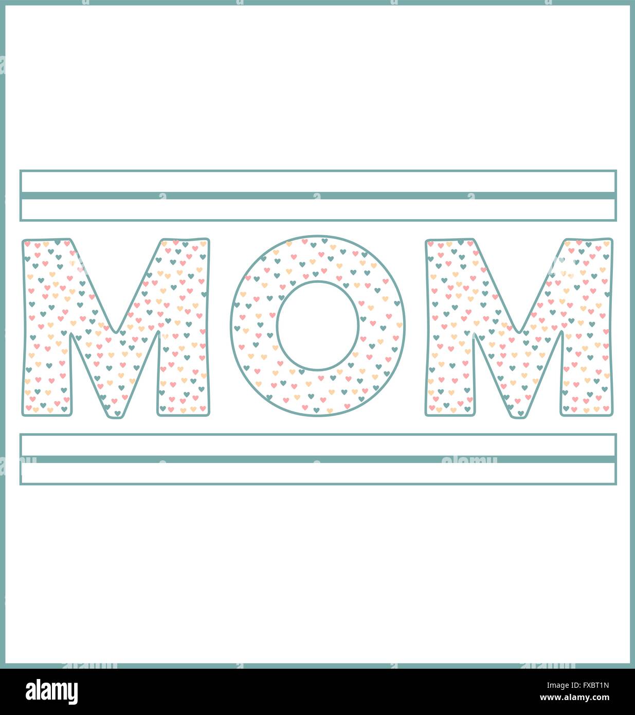 mom in big letters, vector Stock Vector Image & Art - Alamy