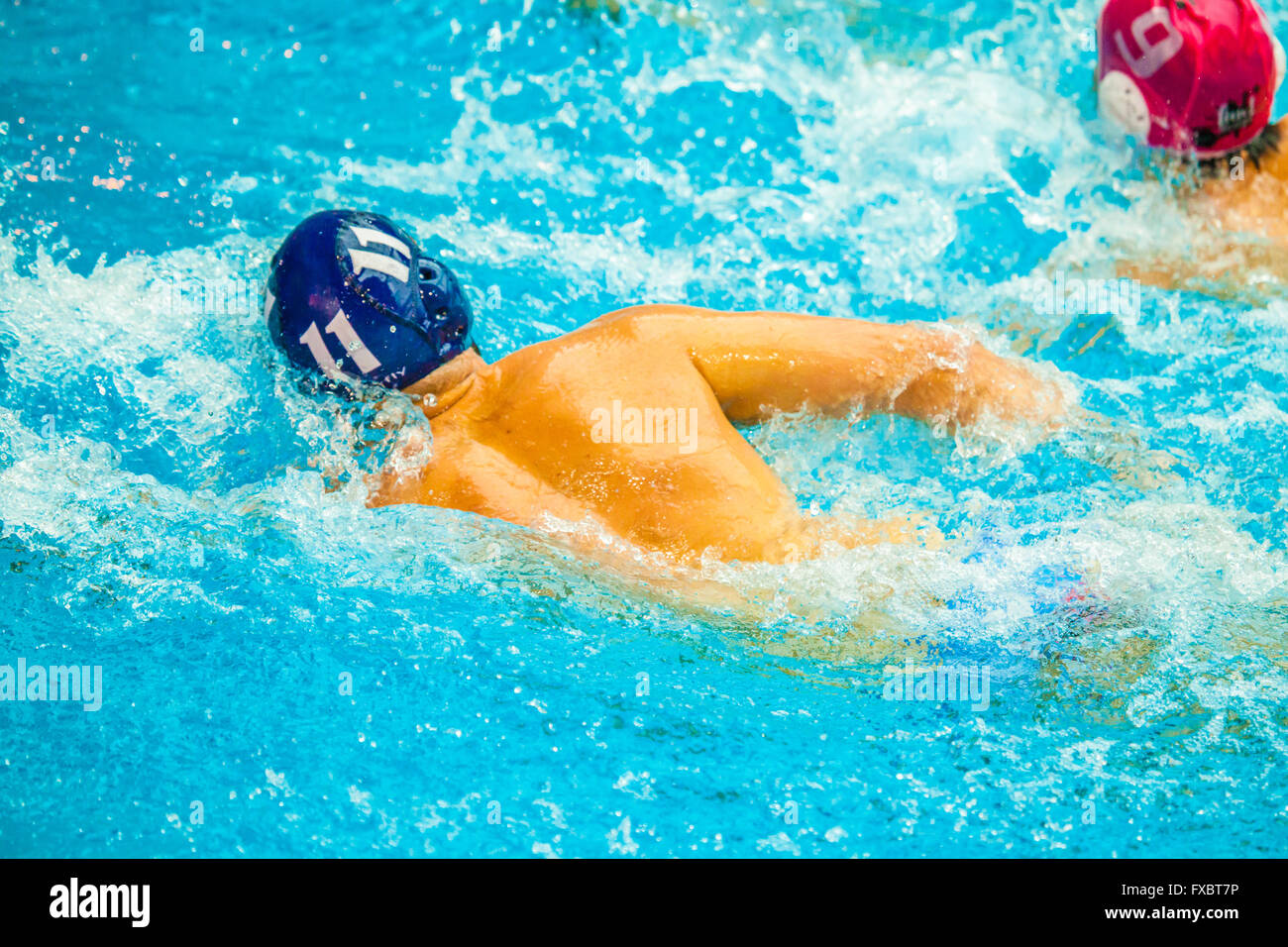 male water polo match Stock Photo - Alamy