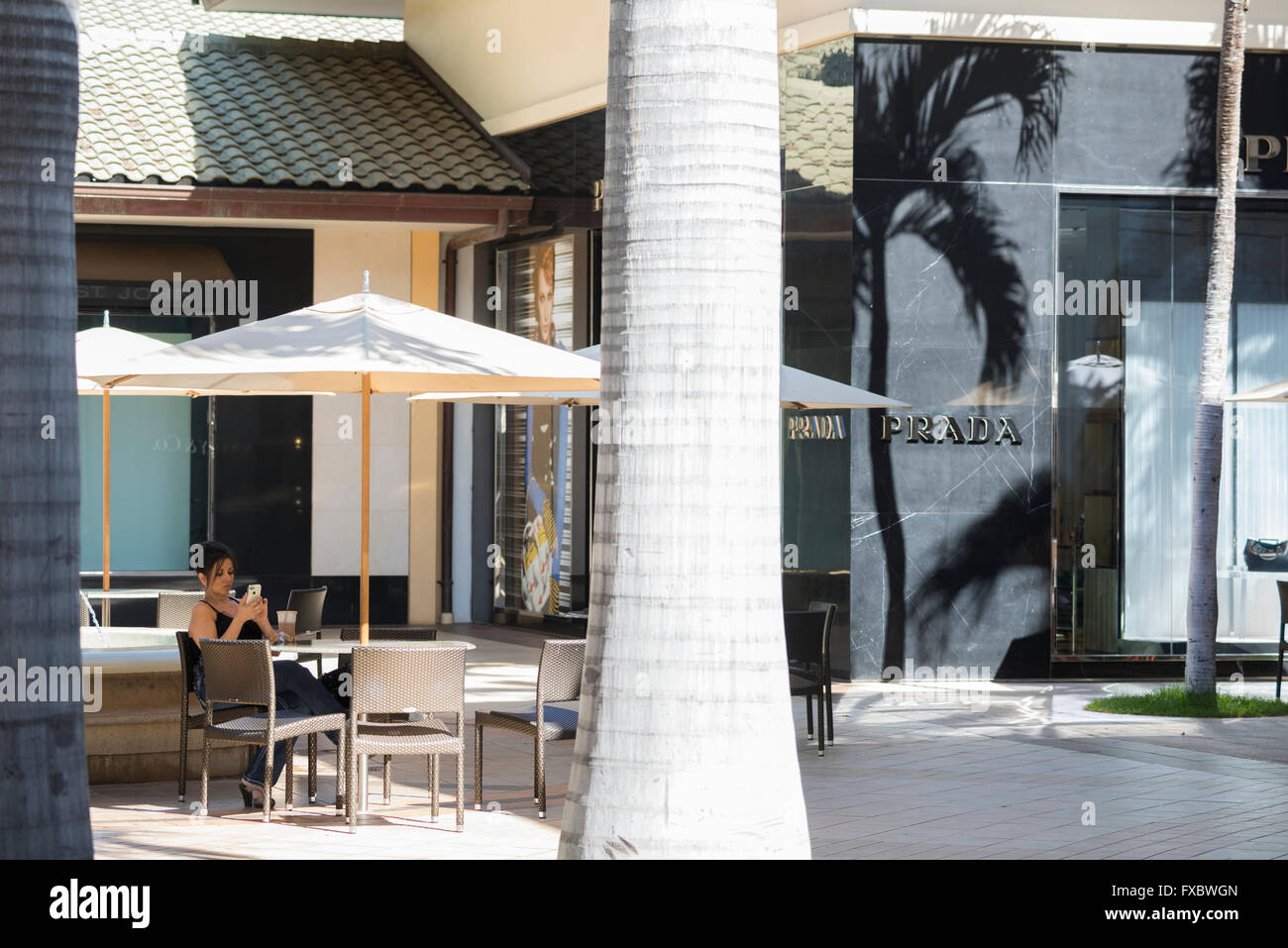 USA, Hawaii, Maui, island, Wailea, Shops at Wailea Stock Photo - Alamy