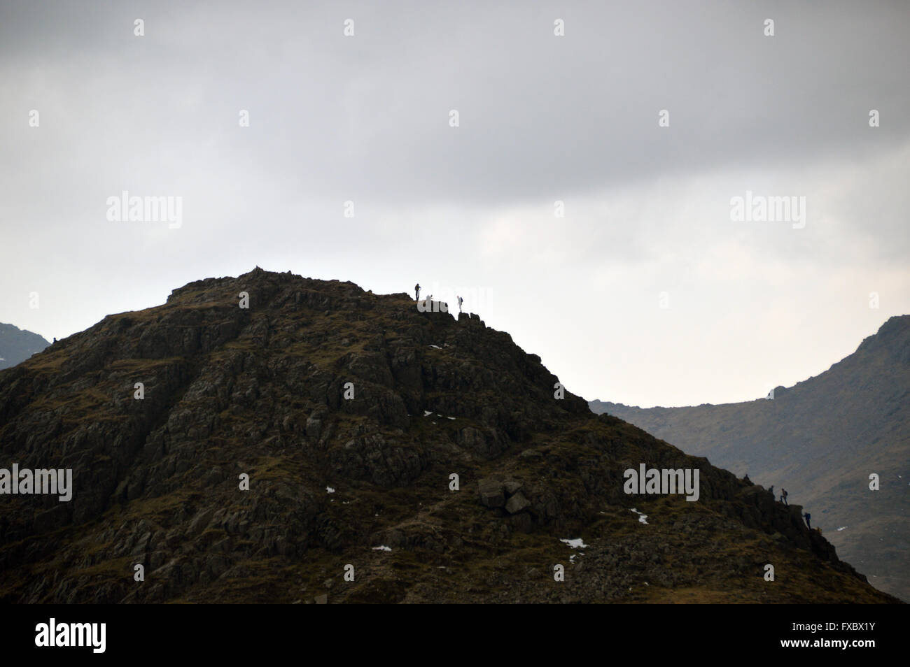 Hill walkers silhouettes hi-res stock photography and images - Alamy