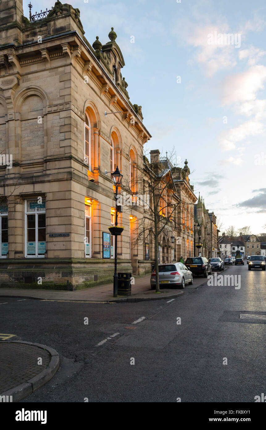 The Queens Hall at Hexham Stock Photo - Alamy