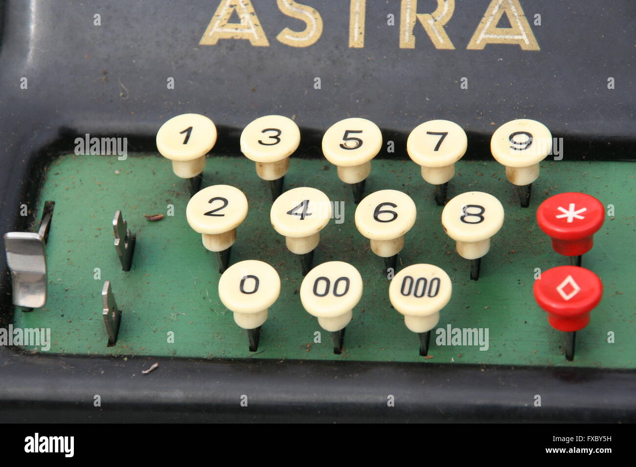 Vintage adding machine, flea market, Germany Stock Photo - Alamy