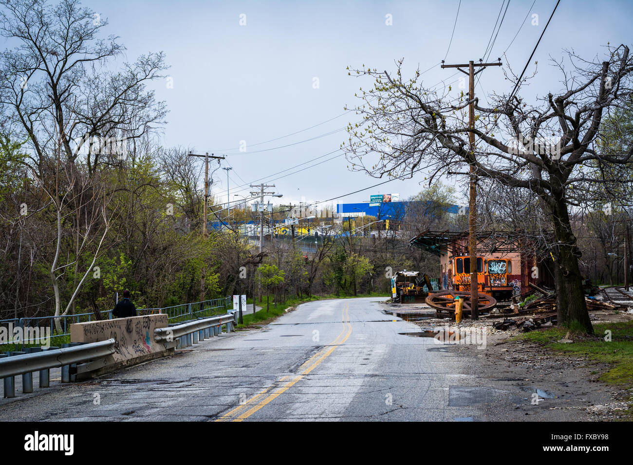 Falls Road, in Baltimore, Maryland Stock Photo - Alamy