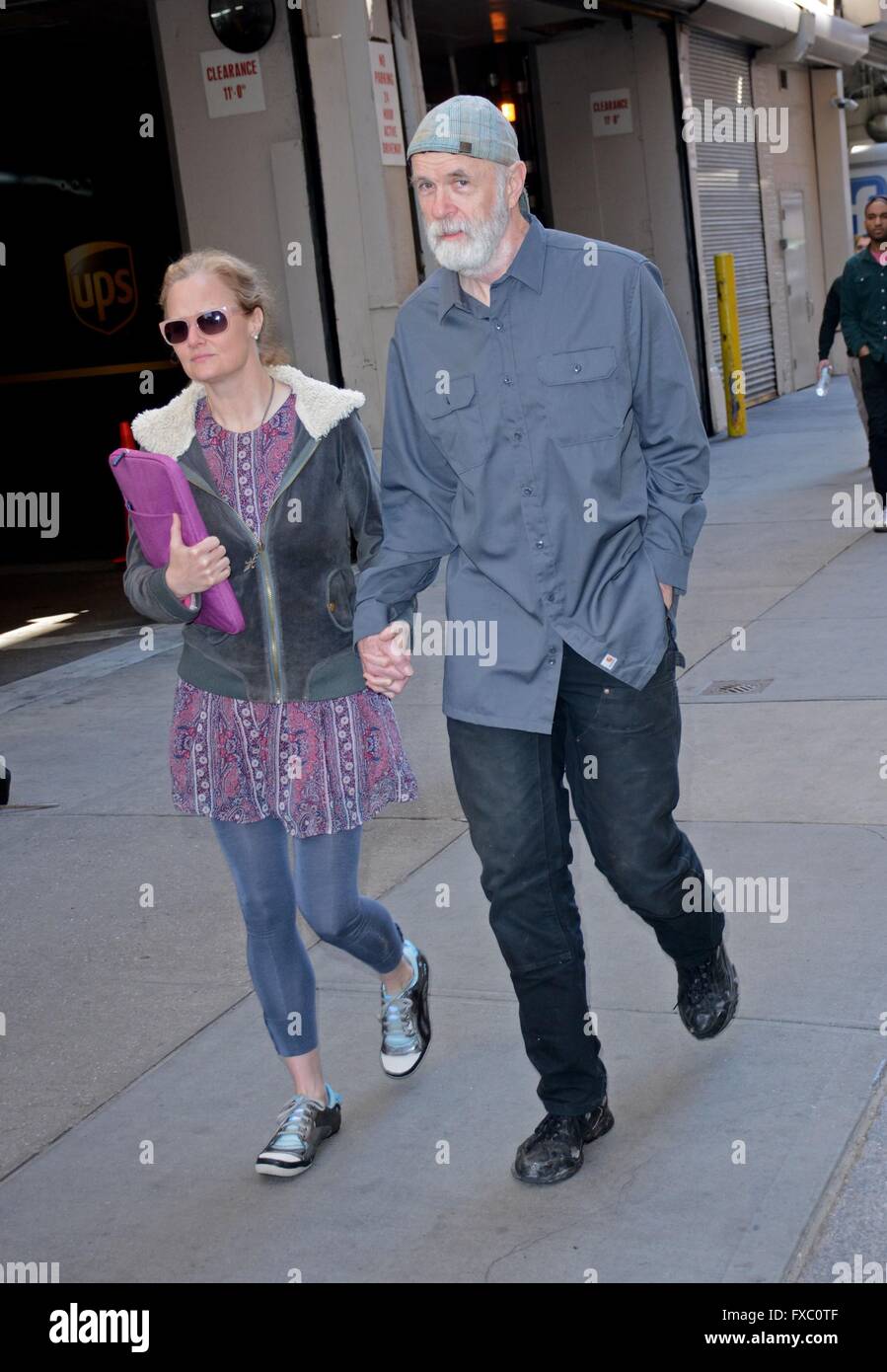 New York, NY, USA. 13th Apr, 2016. Karen Young, Tom Noonan out and ...