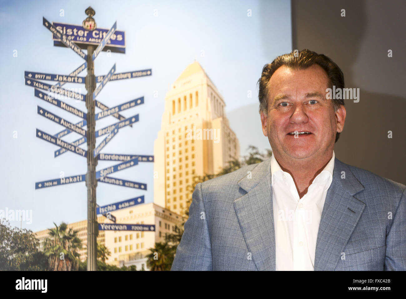 Los Angeles, California, USA. 28th Mar, 2016. Paul Keller, the CEO of ...