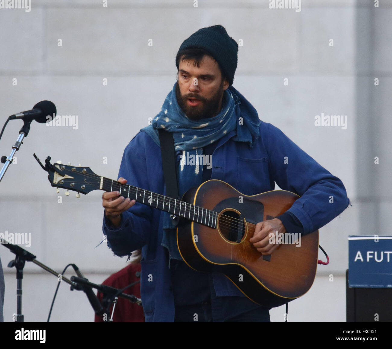 New York, New York, USA. 13th Apr, 2016. VAMPIRE WEEKEND musician CHRIS ...