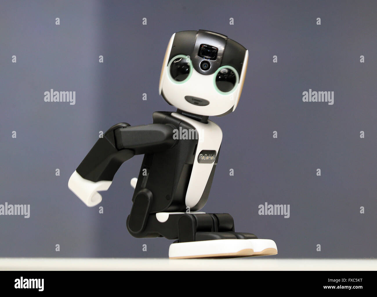 Tokyo, Japan. 14th Apr, 2016. Japanese electronics giant Sharp displays ...