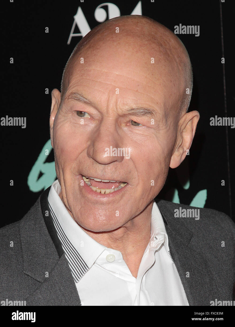 Los Angeles, CA, USA. 13th Apr, 2016. Patrick Stewart. ''Green Room ...
